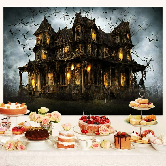 5 x 4 ft Halloween Backdrop for Photography Horror Night Pumpkin ...
