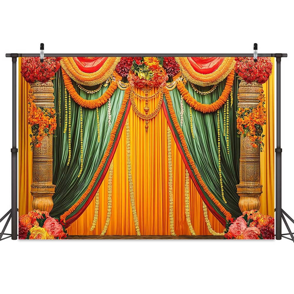 5 x 3 ft Indian Diwali Pooja Photo Backdrop Photography Background for ...