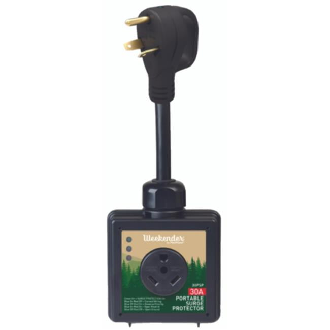 5 x 3 x 13.5 in. 30A Portable Surge Protector - Walmart.com