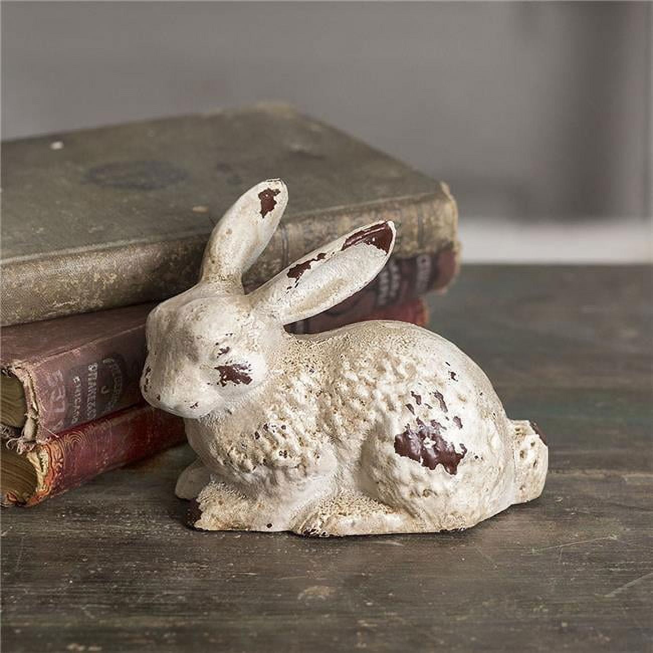 5 x 3 x 4 in. Cast Iron Bunny Statue - Walmart.com