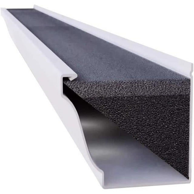 5 x 48 in. Polyether Outdoor Foam Gutter Guard, Black - Walmart.com