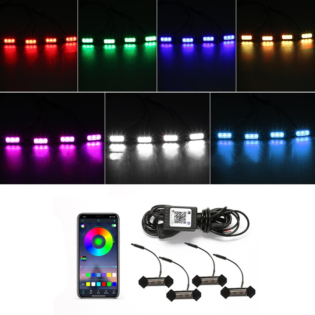 5 x 4PIN Male/Female Connector Wire Cable For 3528 5050 RGB LED Strip ...