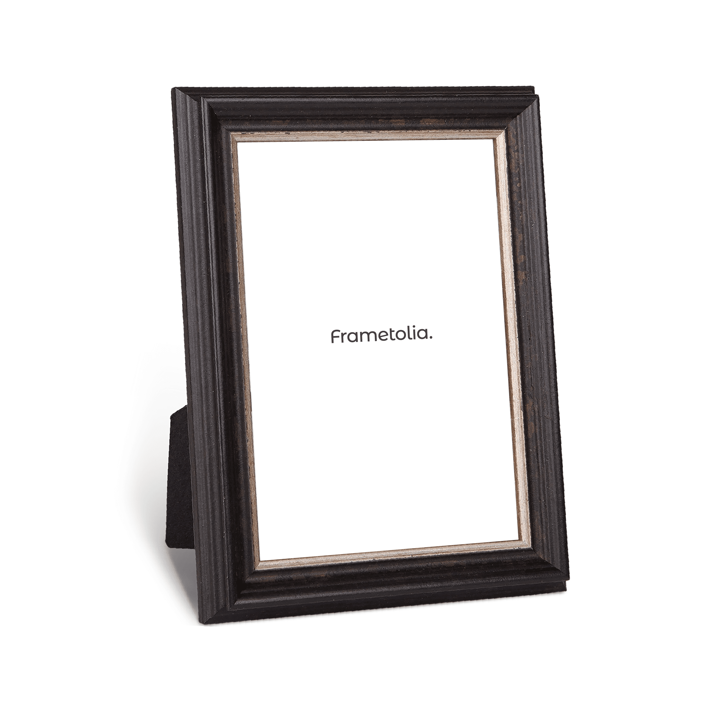 5" x 5" Cocoa & Silver Rustic Medium Width Table Top Frame - Walmart.com