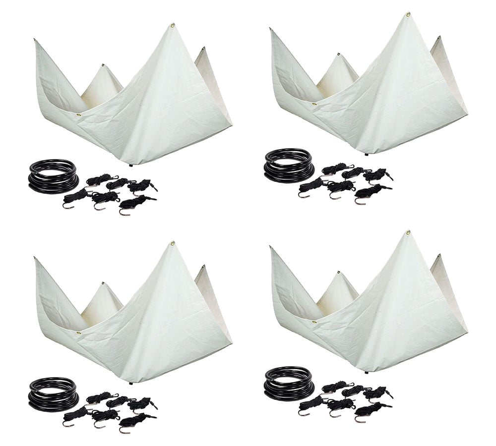 5' x 5' Drain Tarp - Roof Ceiling Leak Drip Diverter Tarp Heavy Duty ...