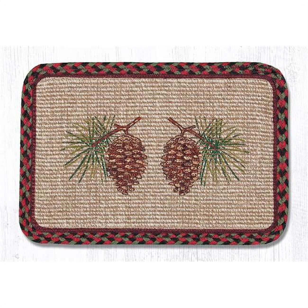 5 x 5 in. Pinecone Wicker Weave Table Accent - Walmart.com