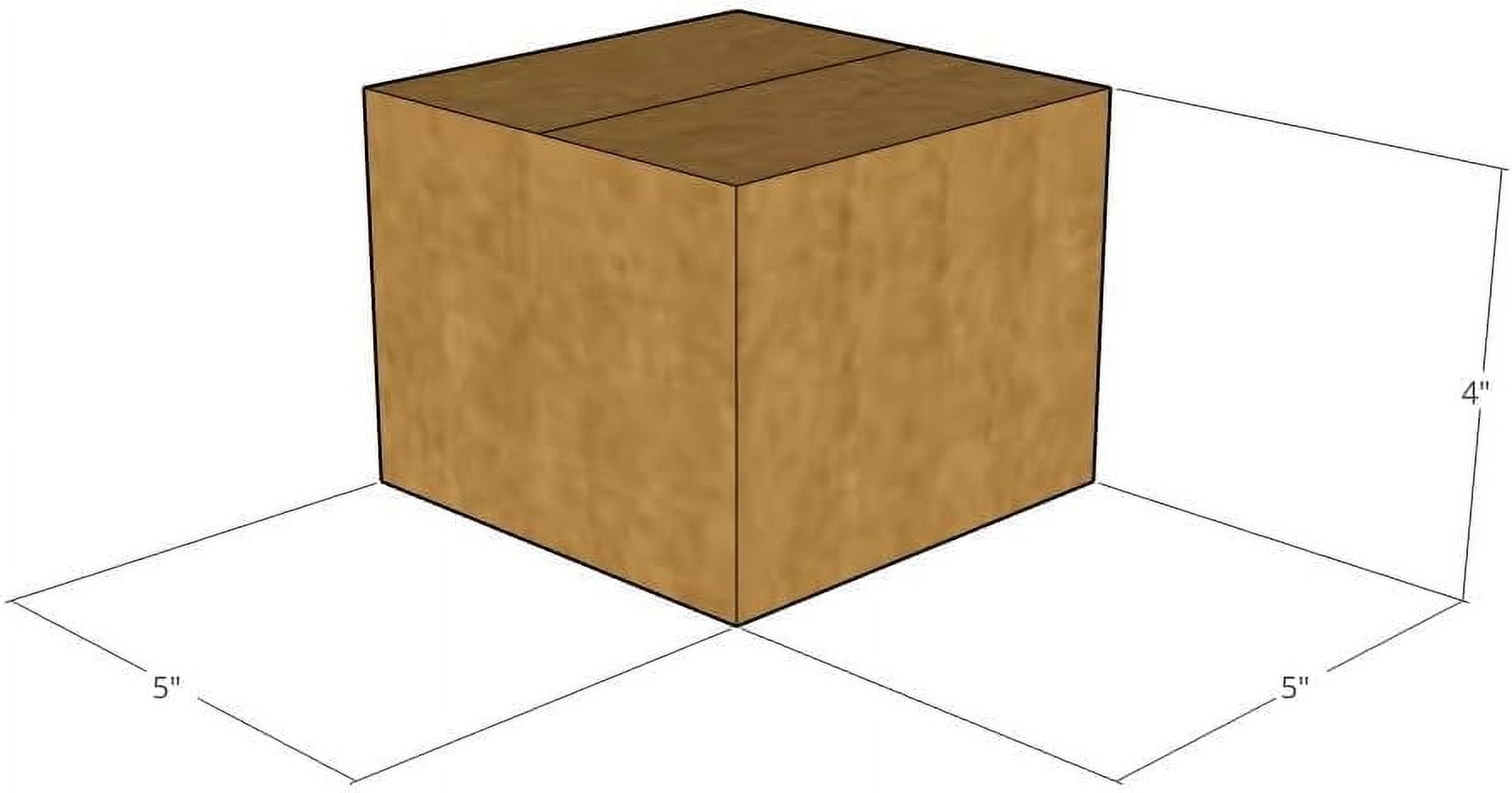 5" x 5" x 4" Corrugated Boxes 32 ECT (Pack of 50-5x5x4) | Quality ...