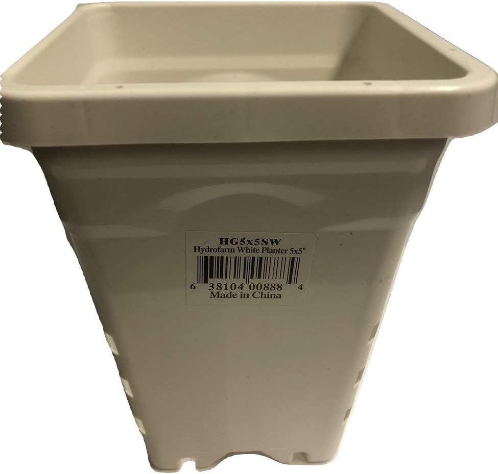 5" x 5" x 7" Square White Pots (10 Pots) - Walmart.com