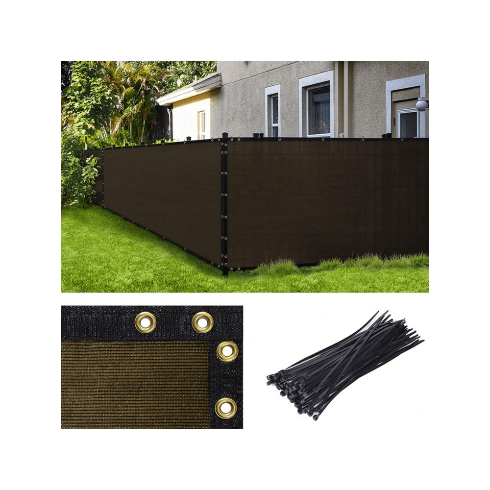 5'x 50 'Fence Privacy Barrier, Commercial Standard Heavy Duty Windproof ...
