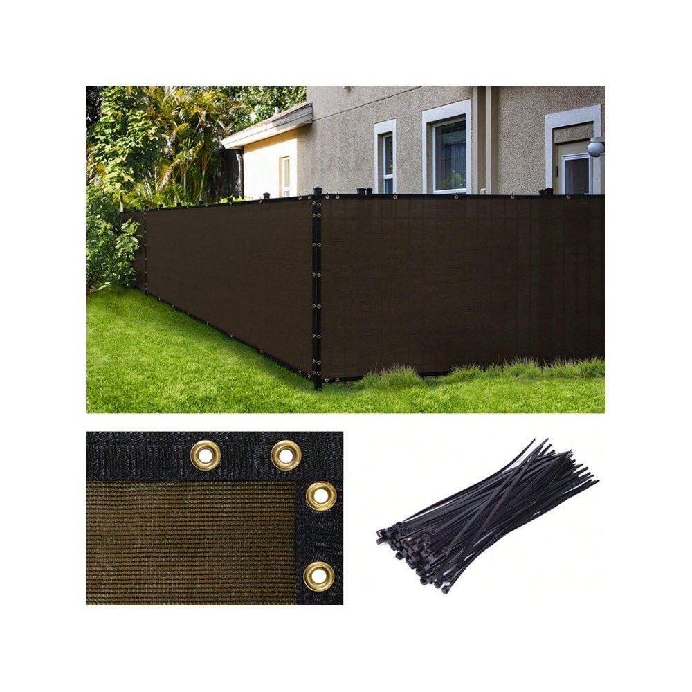 5'x 50 'Fence Privacy Barrier, Commercial Standard Heavy Duty Windproof ...