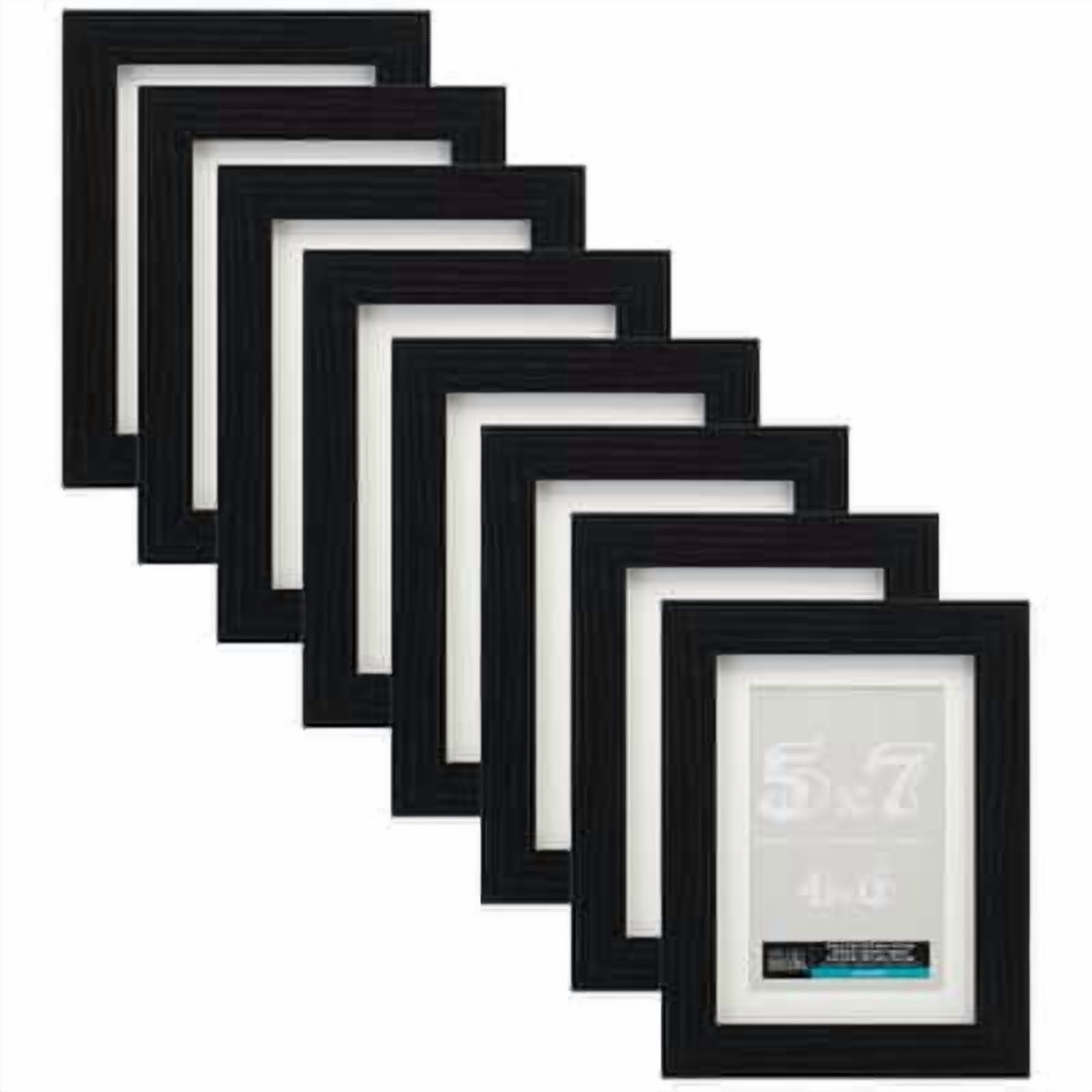 5" x 7" Black Belmont Picture Frame with 4" x 6" Mat by Studio Decor ...