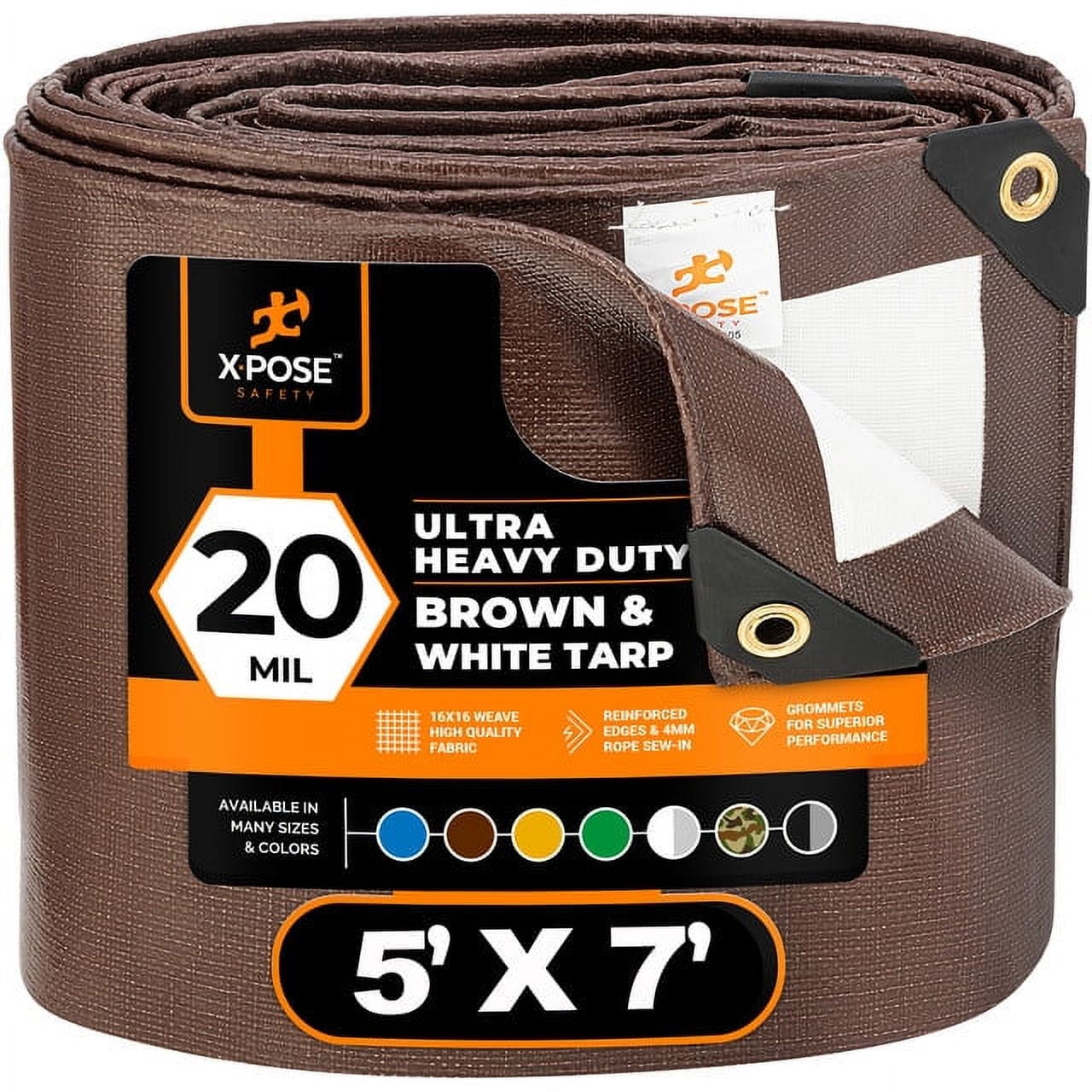 customer-reviews-for-5-x-7-brown-white-ultra-heavy-duty-tarp-20-mil