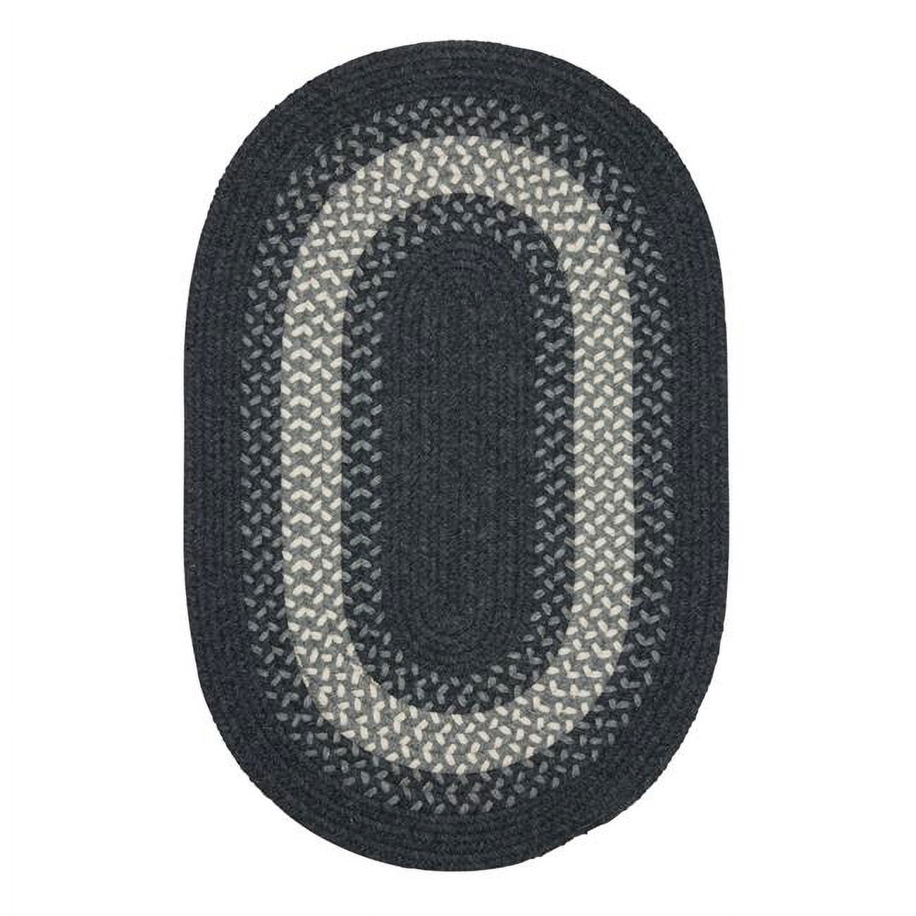 5 x 7 ft. North Ridge Wool-Blend Braided Rug, Charcoal - Walmart.com