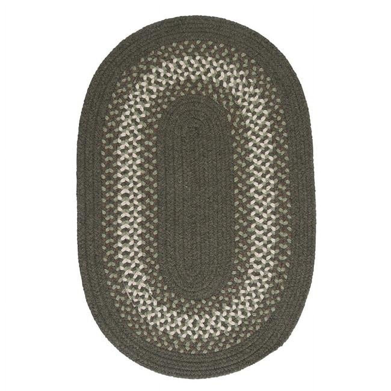 5 x 7 ft. North Ridge Wool-Blend Braided Rug, Olive - Walmart.com
