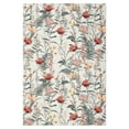 5 x 7 ft Pearl Velvet Beige Rectangular Hallway Bathroom Entryway ...