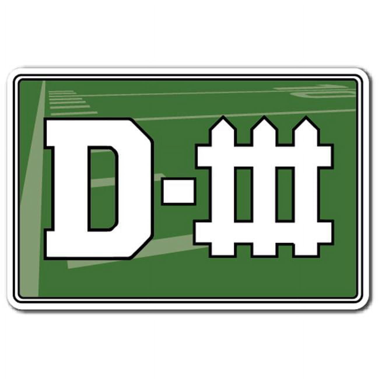 5 x 7 in. Defense Decal - Sports Game Team Football Hockey Chant Yell ...