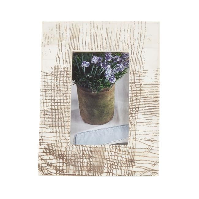 5 x 7 in. Distressed Bone Picture Frame, Ivory - Walmart.com