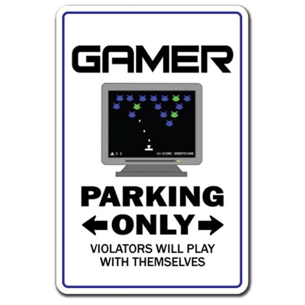 5 x 7 in. Gamer Decal - Game Video Parking Gaming Internet Computer ...