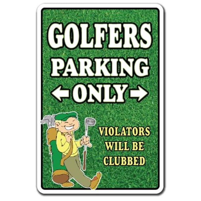 5 x 7 in. Golfers Only Decal Sign - Walmart.com