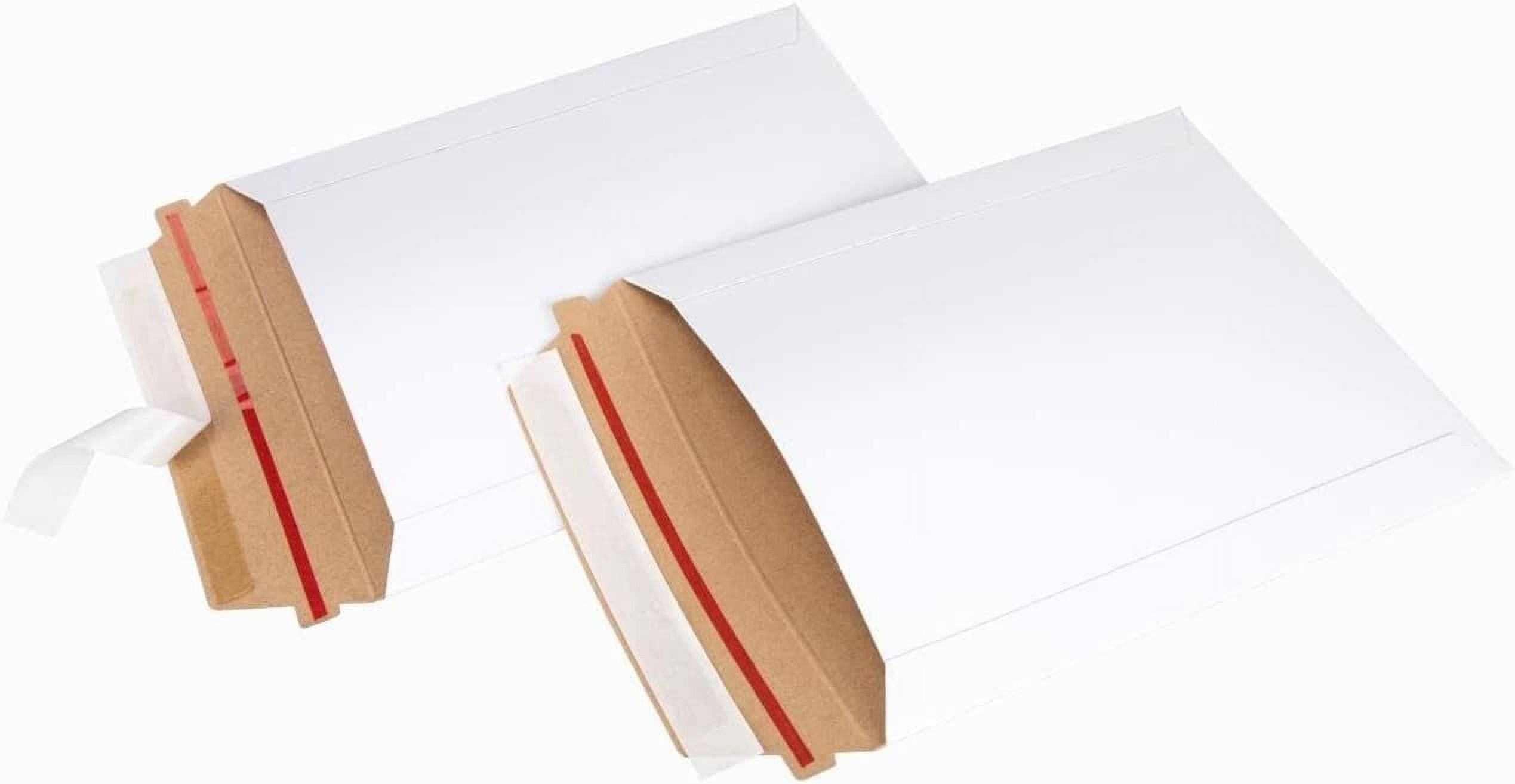 5 x 7 self seal rigid photo shipping flats cardboard envelope mailer ...