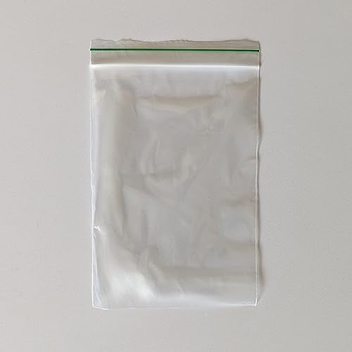 5" x 7" x 2 Mil Pint Size Clear Landfill-Degradable Plastic Ziplock ...