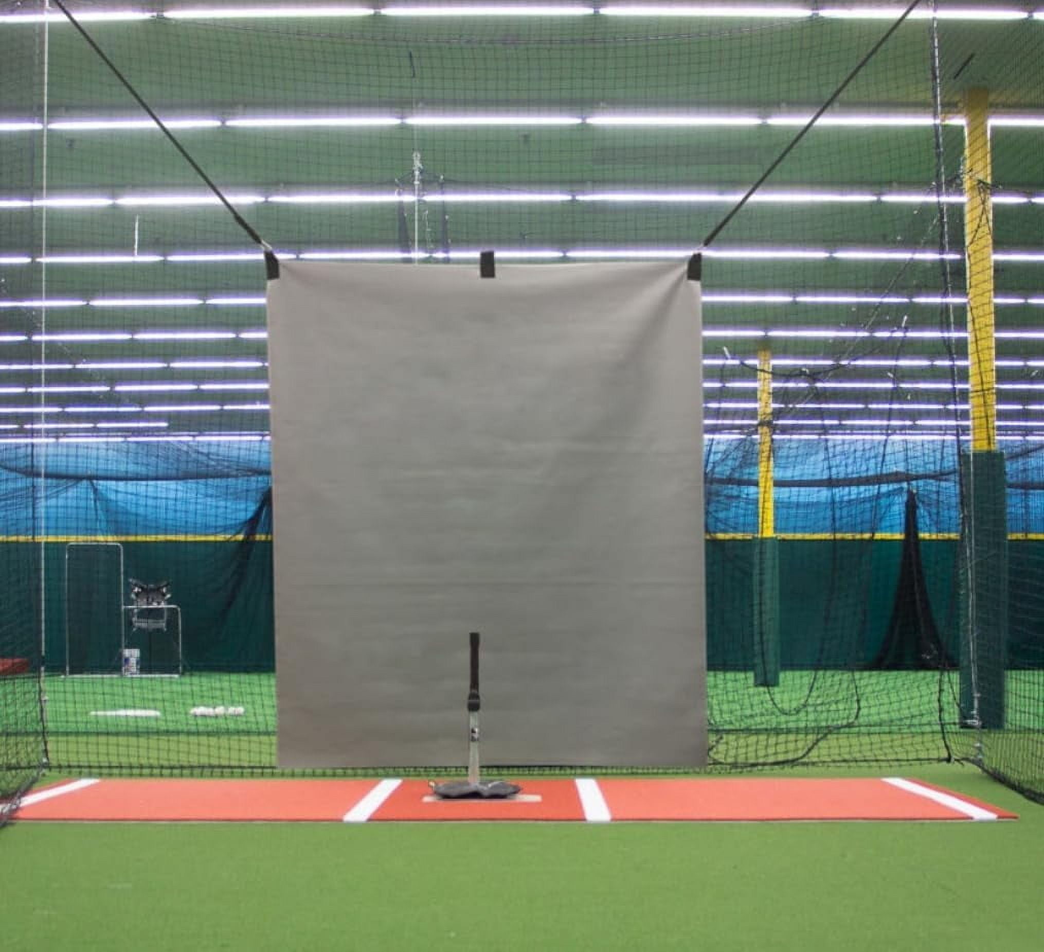 5' x 8' Vinyl Heavy Duty Baseball Batting Cage Backstop - Professional ...