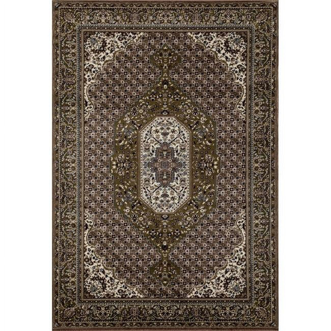 5 x 8 ft. Arbor Collection Downton Woven Area Rug, Brown - Walmart.com