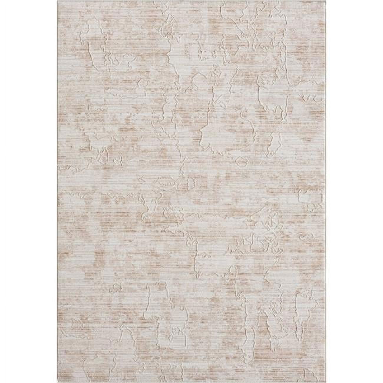 5 x 8 ft. Beige Abstract Rectangle Area Rug - Beige - 5 x 8 ft ...