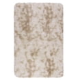 5 x 8 ft Polyester Tie-dye Light Brown Rectangular Indoor Solid Modern ...