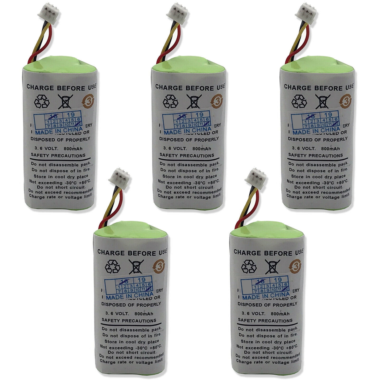 5 x New Battery For Motorola SYMBOL LS4278 LS-4278 LS4278-M 82-67705-01 ...