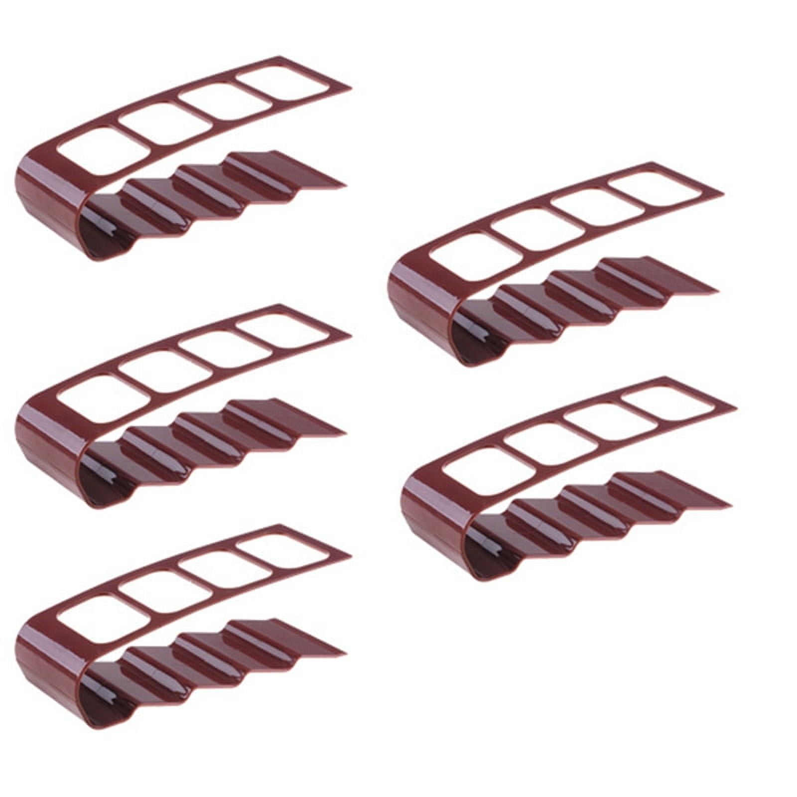 5 x Remote control storage rack-Brown - Walmart Business Supplies