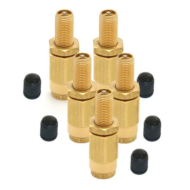 5 x Schrader Air Suspension Fill Valve Inflation Push-To-Connect 1/4 ...