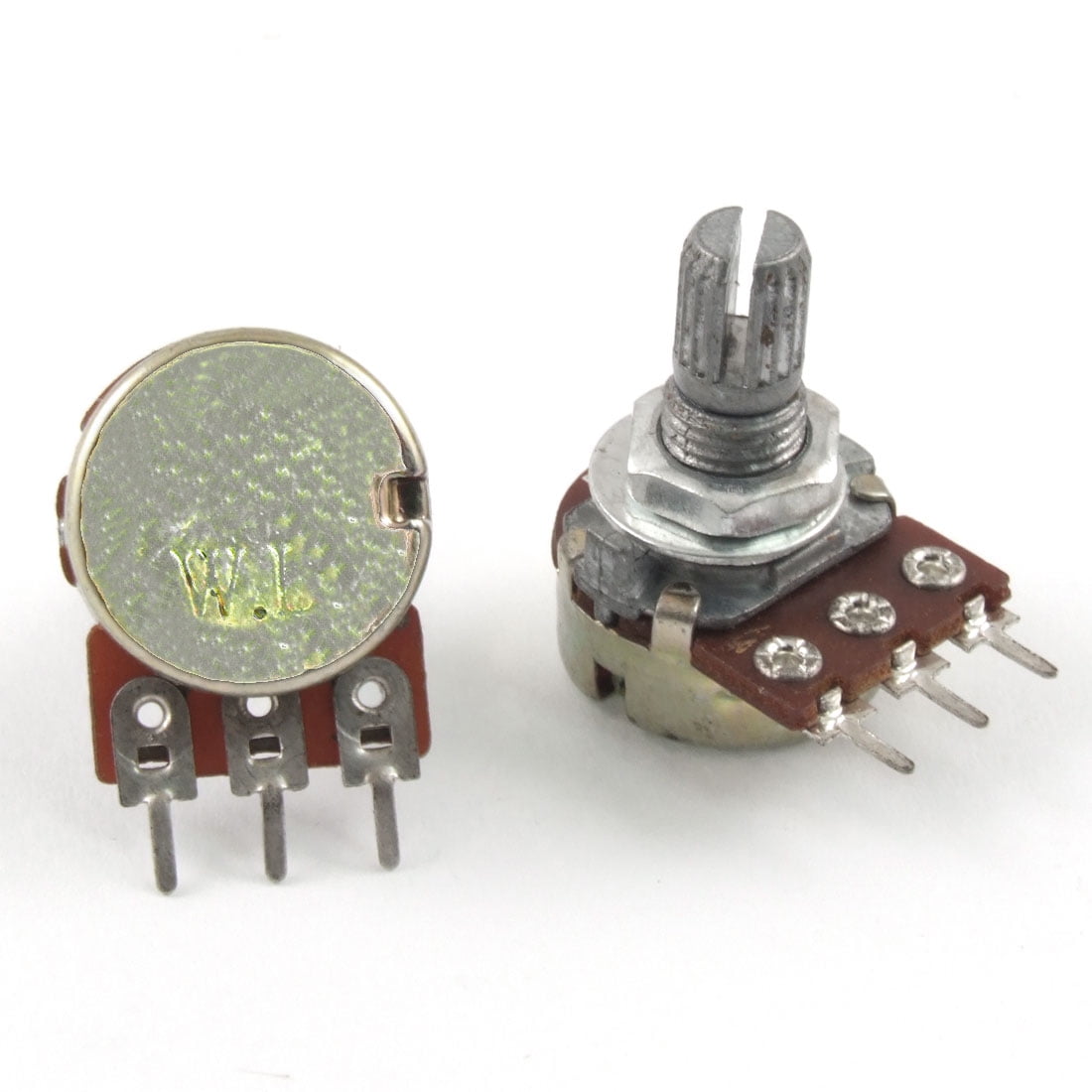 5 x Single Linear 1M Ohm Volume Rotary Potentiometers Pots - Walmart.com