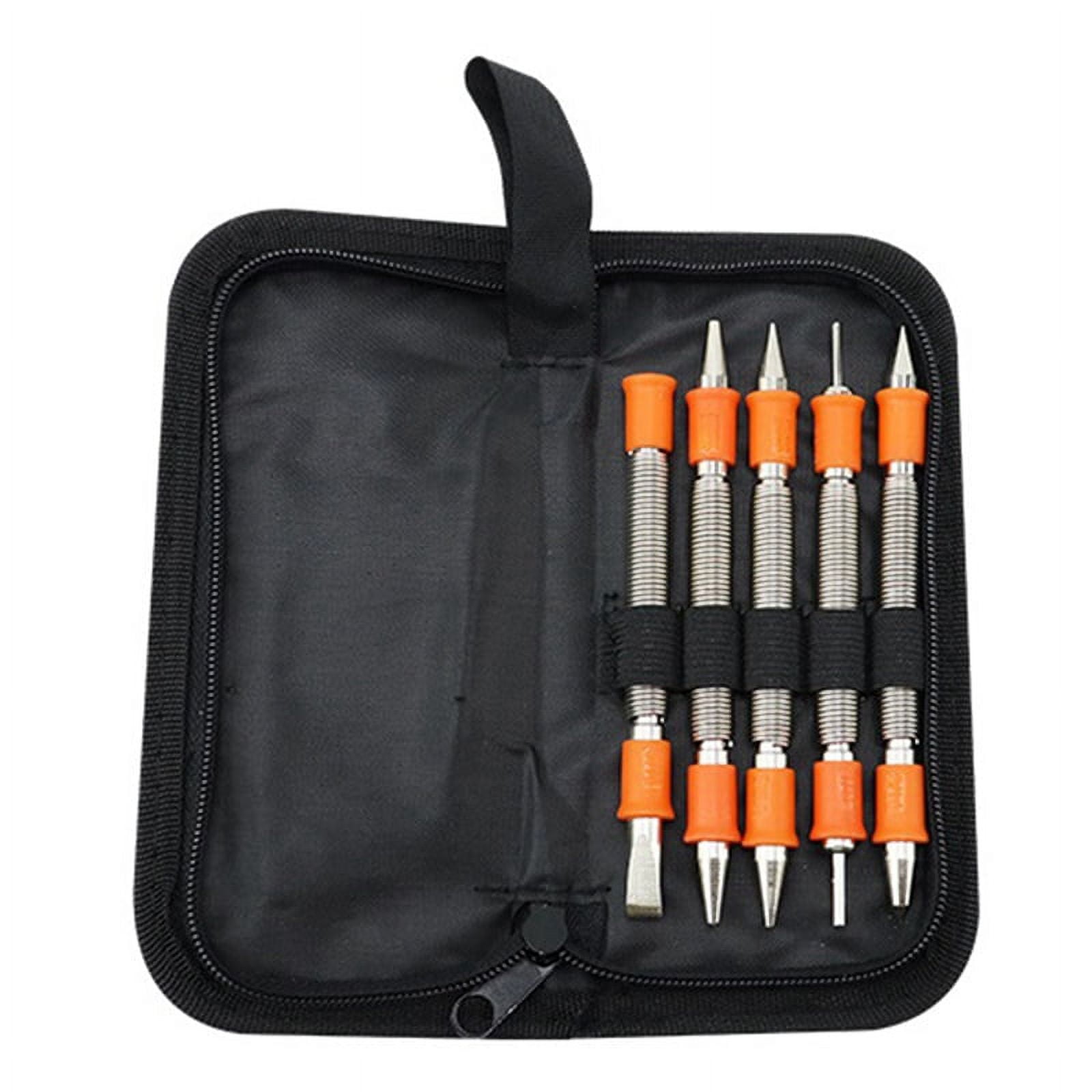 5 x nail punch set-Silver - Walmart.com