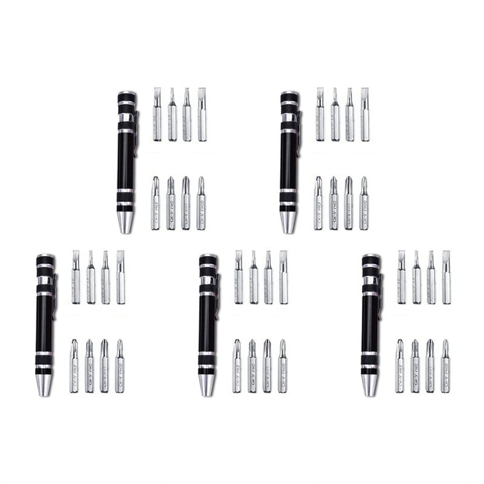 5 x pen screwdriver 40 x screwdrivers-Black - Walmart.com