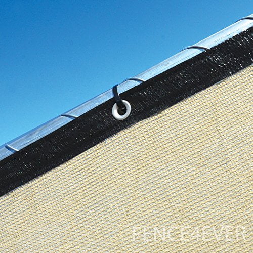 5'x50' 5ft Tall 3rd Gen Tan Fence Privacy Screen Windscreen Shade Cover ...