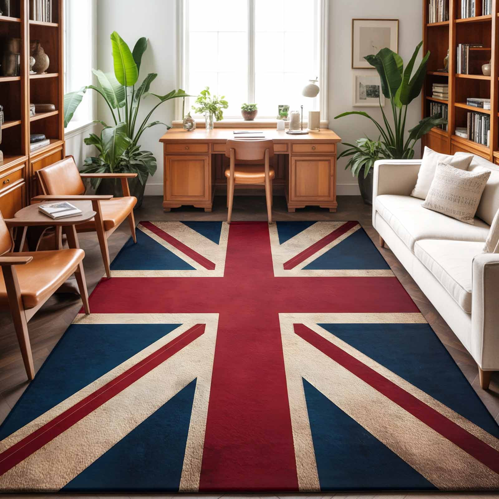 5'x7' Area Rugs, British Flag Indoor Outdoor Area Rug for Living Room ...