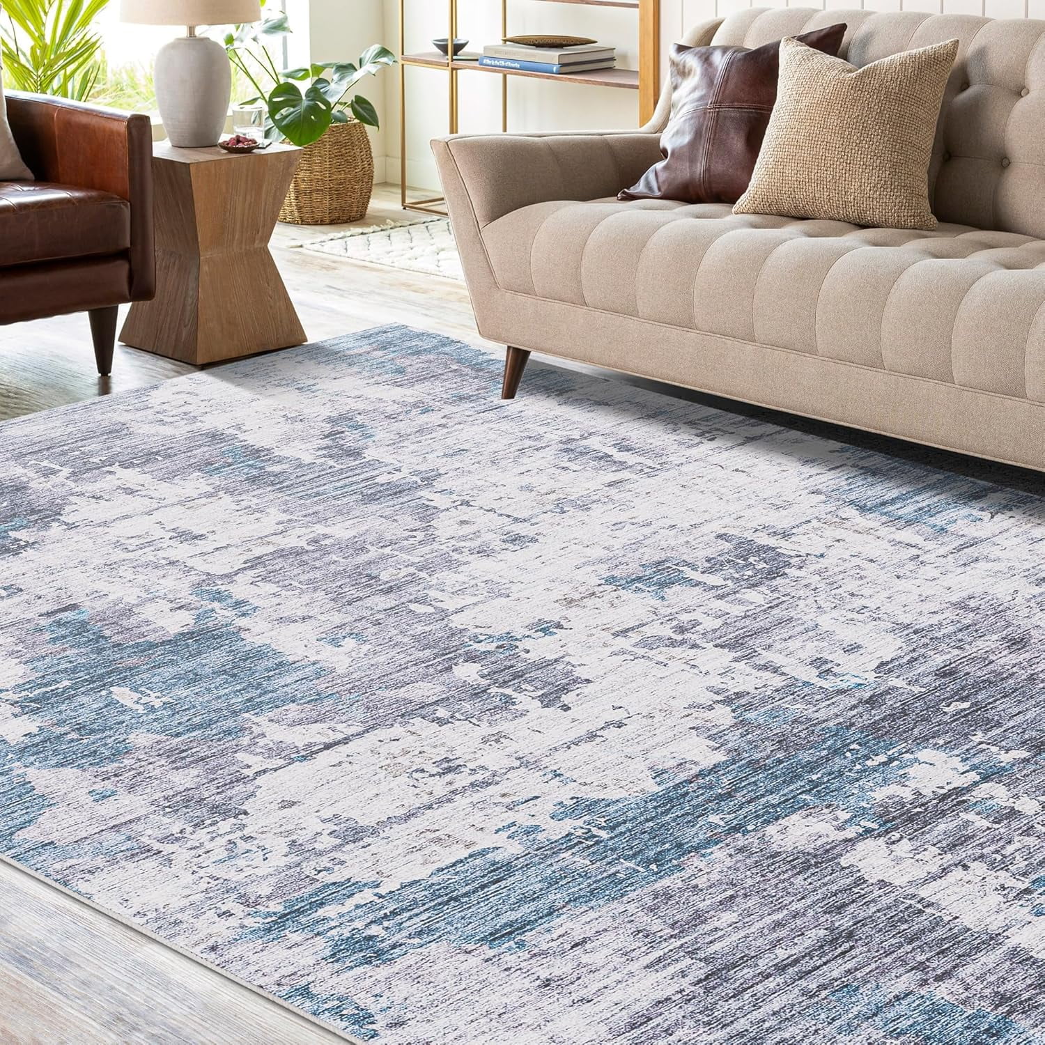 5'x7' Area Rugs for Living Room, Bedroom, Kitchen, Large Boho Vintage ...