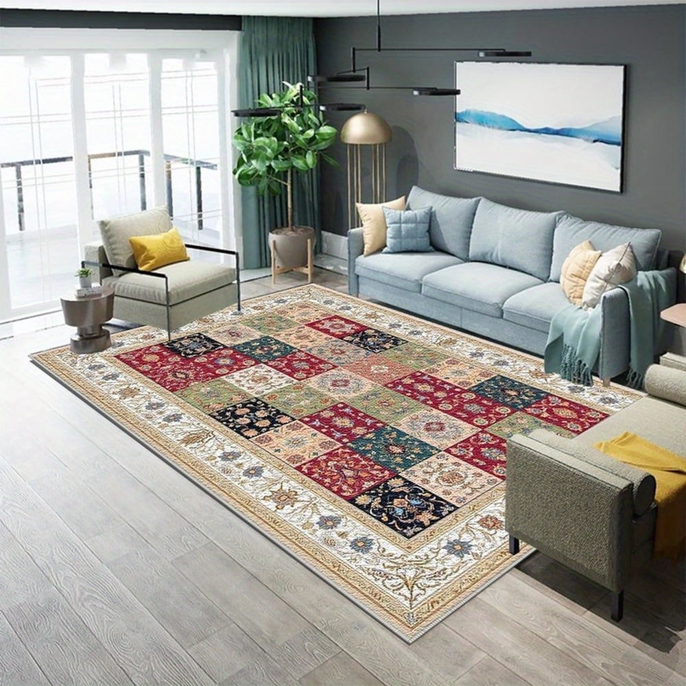 5'x7' Carpet For Bedroom Indoor Carpet Living Toom Area Rug Moroccan ...