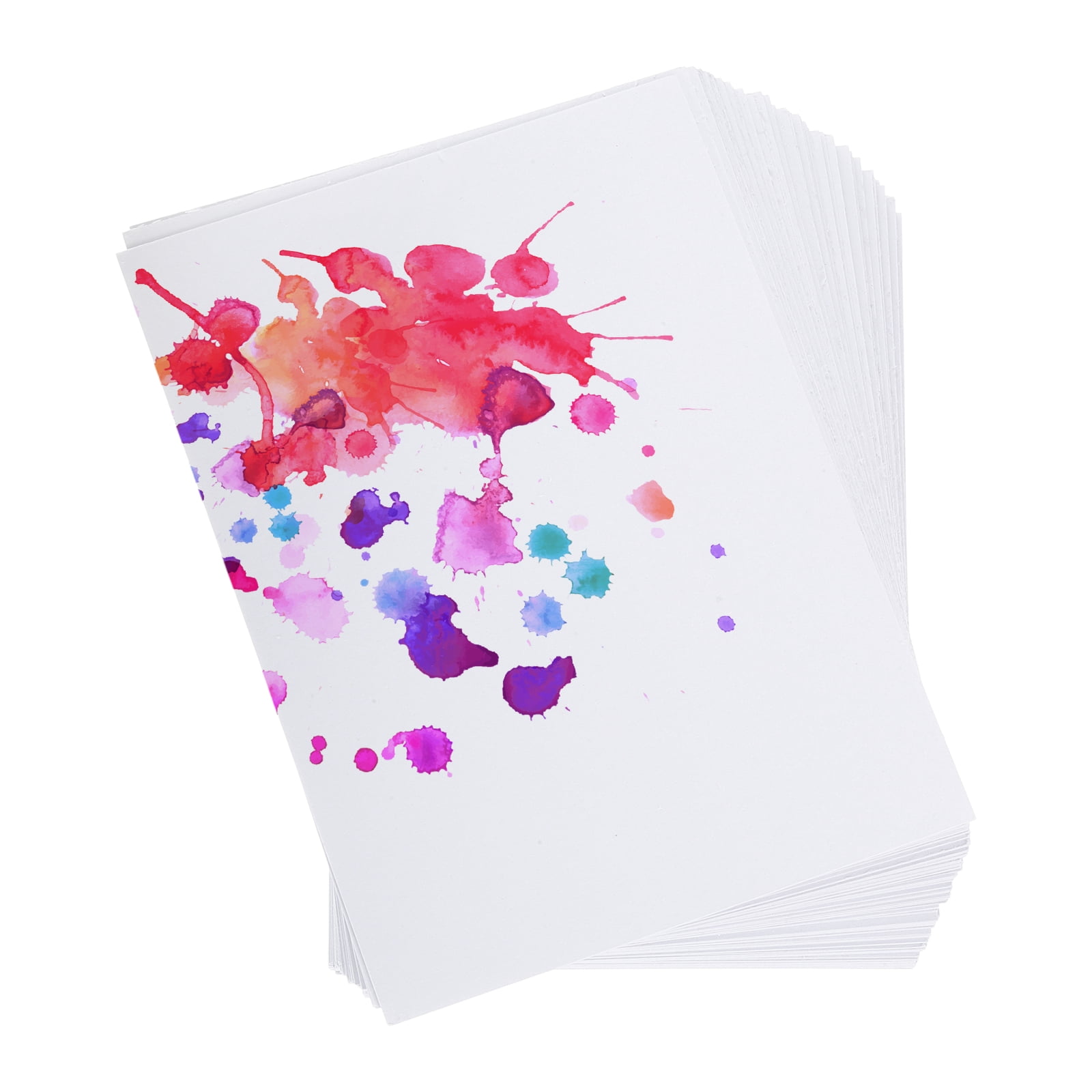 Uxcell Watercolor Paper Bulk, Water Color Cotton Paint Paper Cold Press ...