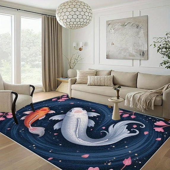 5'x7' carpet non slip grip carpet for dining room table area rug area ...