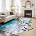 5'x8' Area Rugs, Blue Ocean Indoor Outdoor Area Rug for Living Room ...