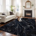 5'x8' Area Rugs, Starry Night Indoor Outdoor Area Rug for Living Room ...