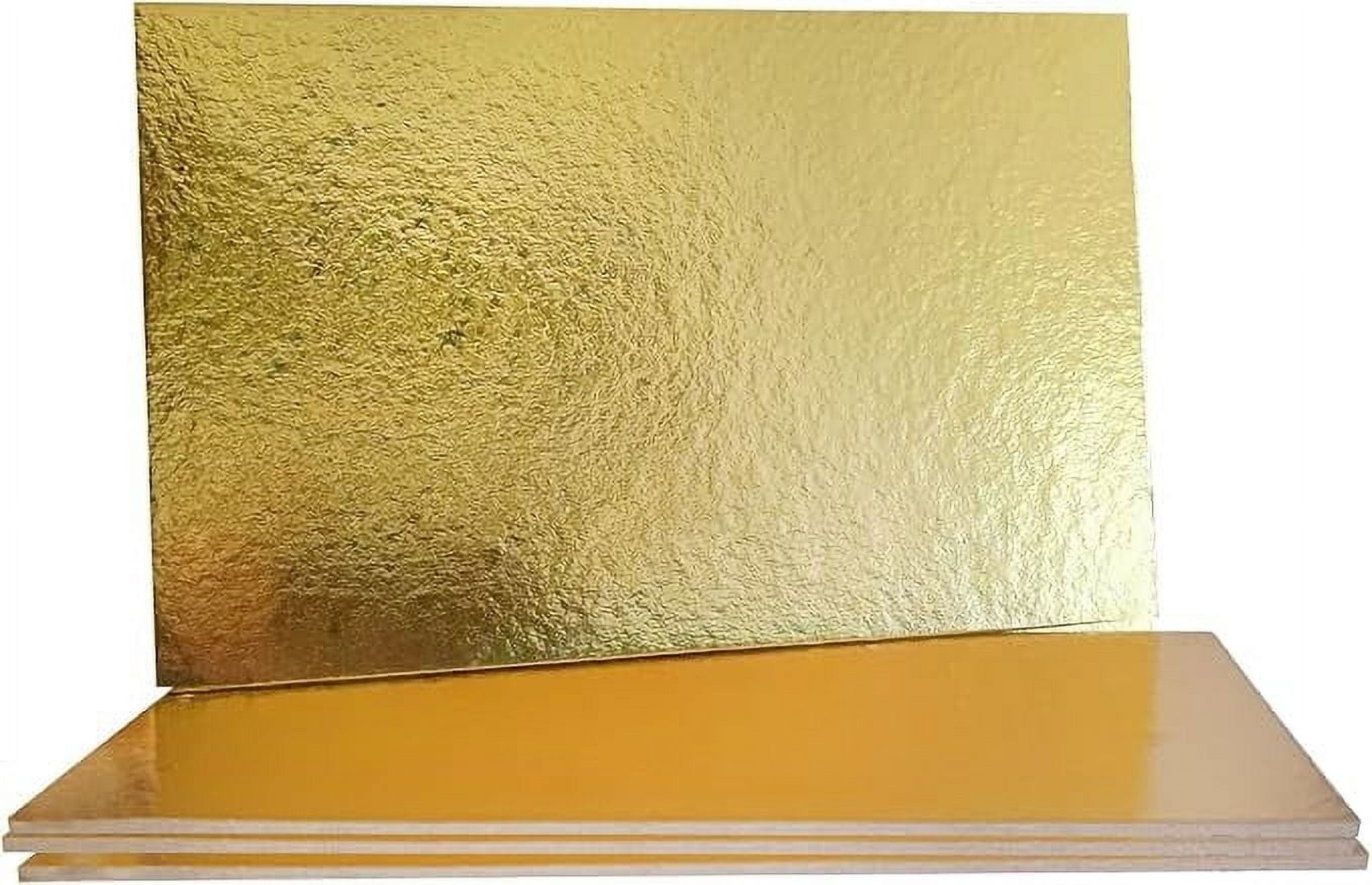 5"x9" Gold Rectangle Compressed Cakeboards, 10 ct. - Walmart.com