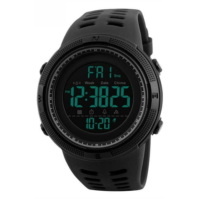 50-002 Multi Function Digital Watch with Black Dial - Walmart.com