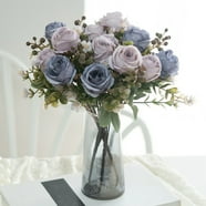 ZToonmas Artificial Flowers Beautiful Artificial Silk Fake Flowers ...