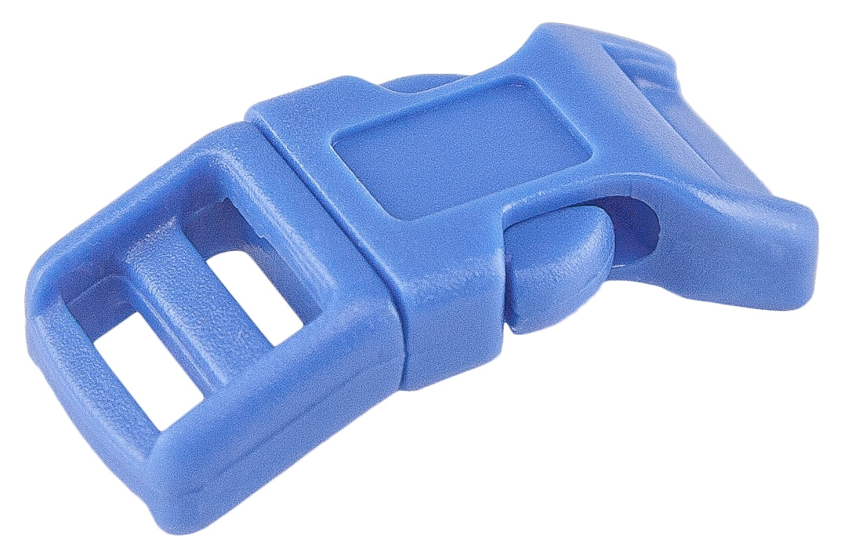 50 - 1/2 inch Blue Economy Contoured Side Release Plastic Buckles ...
