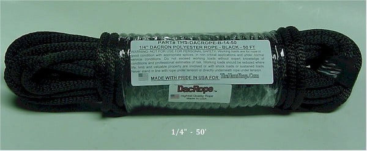 50' - 1/4" Ham Radio Antenna Support Rope - First Quality Polester Rope ...