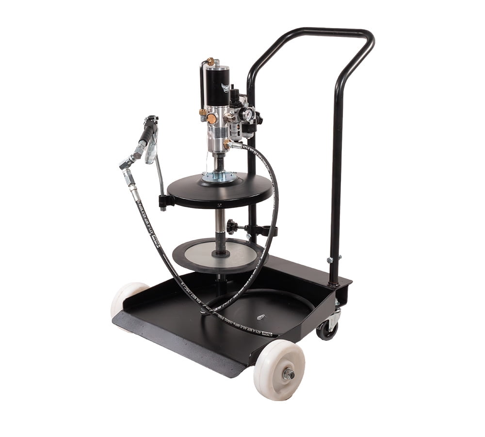 50:1 Ratio Air Operated Grease Pump Kit for 5 Gallon Bucket / 35 lbs ...