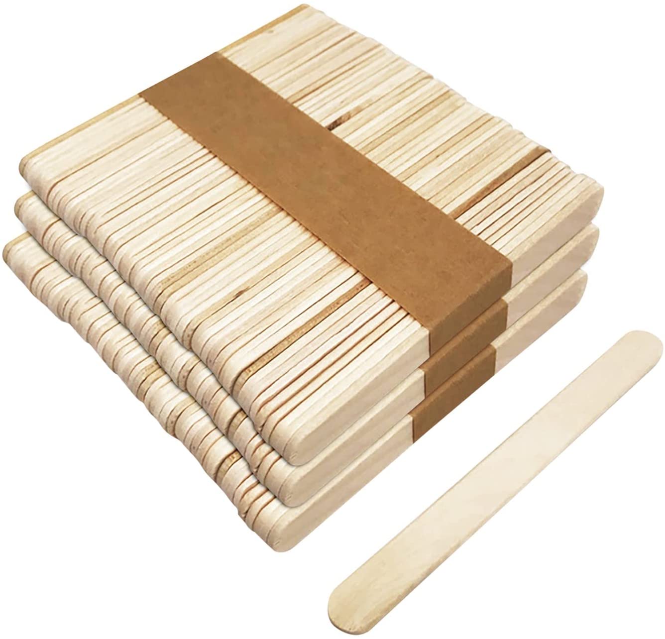 [50/100/150 Wooden Multi-Purpose Wax ICES Tongue Sticks Waxing /200 ...