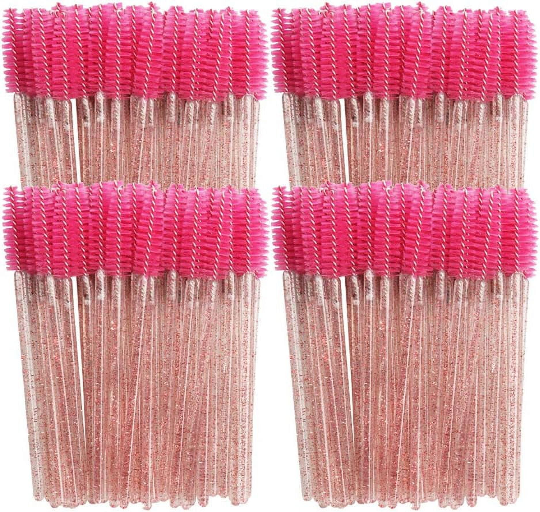 50/100/200 Pack Disposable Mascara Wands Eye Brow Crystal Handle Brush ...